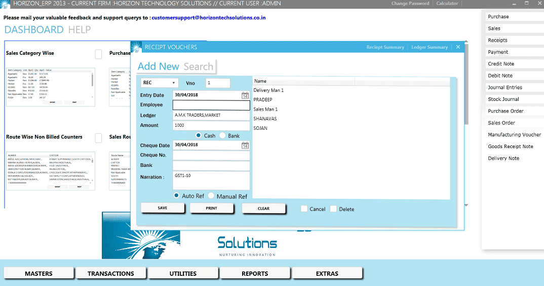 Retail Billing Software with GST|Eway-Bill|Accounting|Inventory